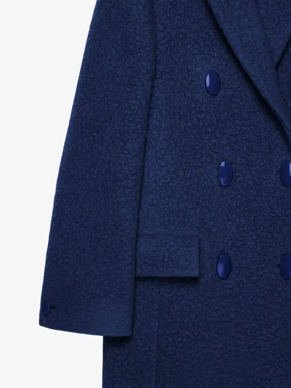 Givenchy Alpaca Bouclette Wool Coat