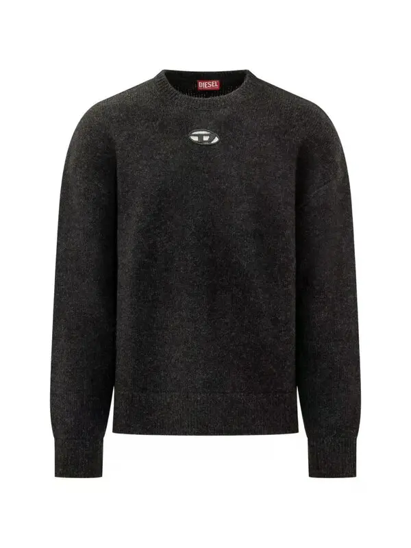 DIESEL® K-areeso Logo Sweater - Grey