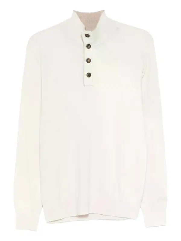 MC2 SAINT BARTH Dorian Buttoned High-neck Sweater