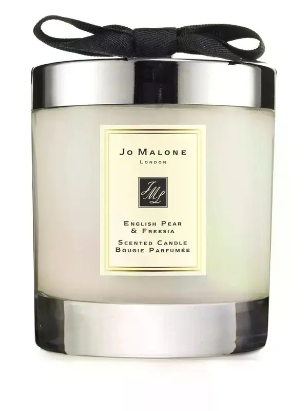 JO MALONE LONDON English Pear & Freesia Bow-detail Candle - White