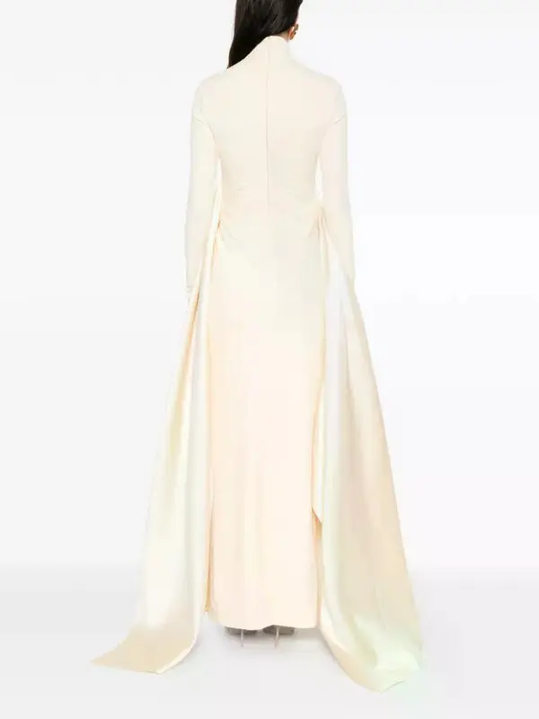 Solace London Roll-neck Maxi Dress