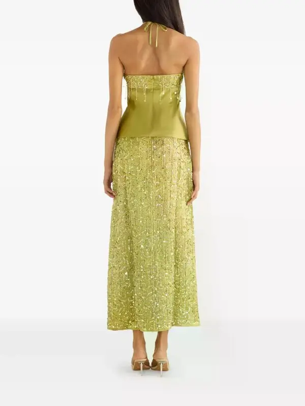 ASTA RESORT Maxi Beaded Yasmin Skirt