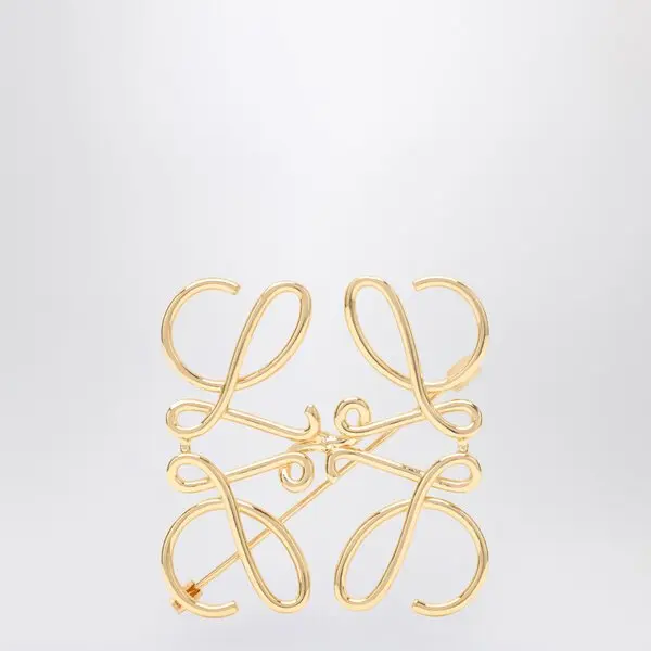 Loewe Anagram Brooch - Metal