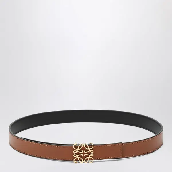 Loewe Anagram Reversible Belt - Brown