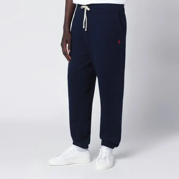 Polo Ralph Lauren Navy Cotton-blend Jogging Pants - Blue