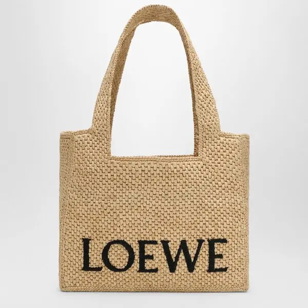 Loewe Medium Raffia Tote Bag