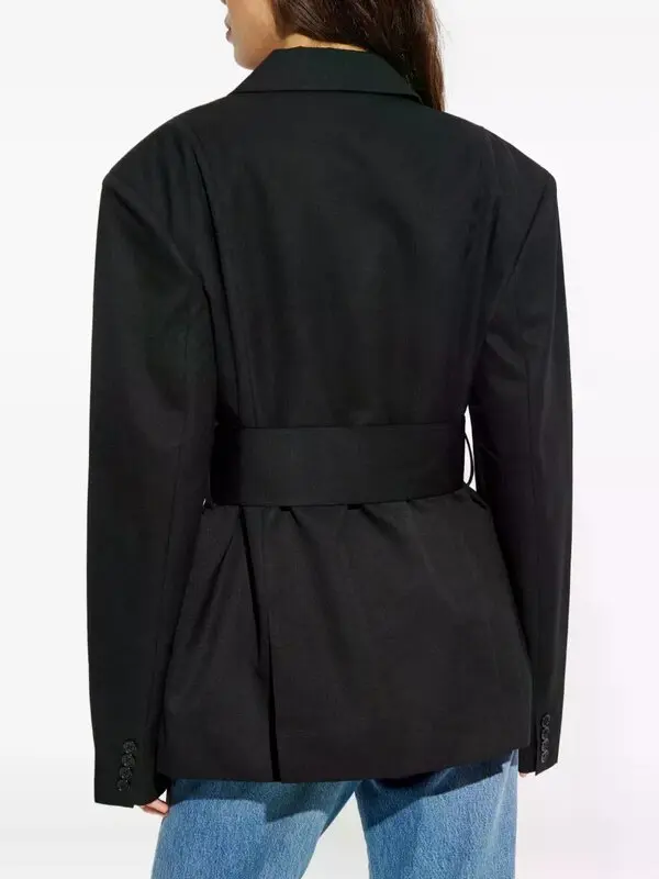 ROTATE BY BIRGER CHRISTENSEN Belted Double-breasted Blazer
