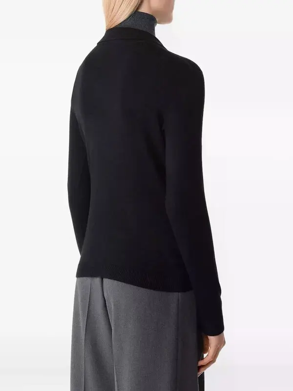 GRAN SASSO V-neck Collared Jumper