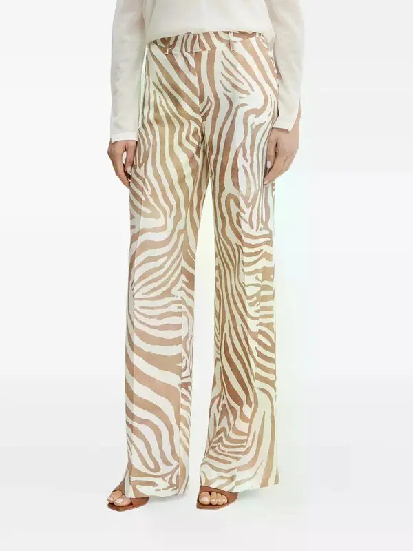 Guess X Marciano Animal-print Trousers
