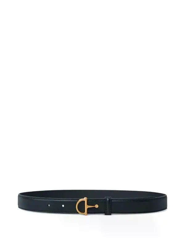 Gucci Horsebit Leather Belt - Black