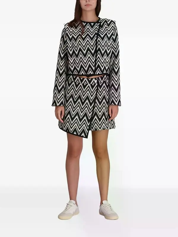 BOSS Tijaca Zigzag Mini Skirt