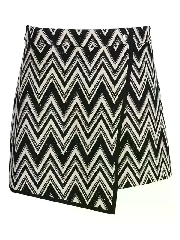 BOSS Tijaca Zigzag Mini Skirt