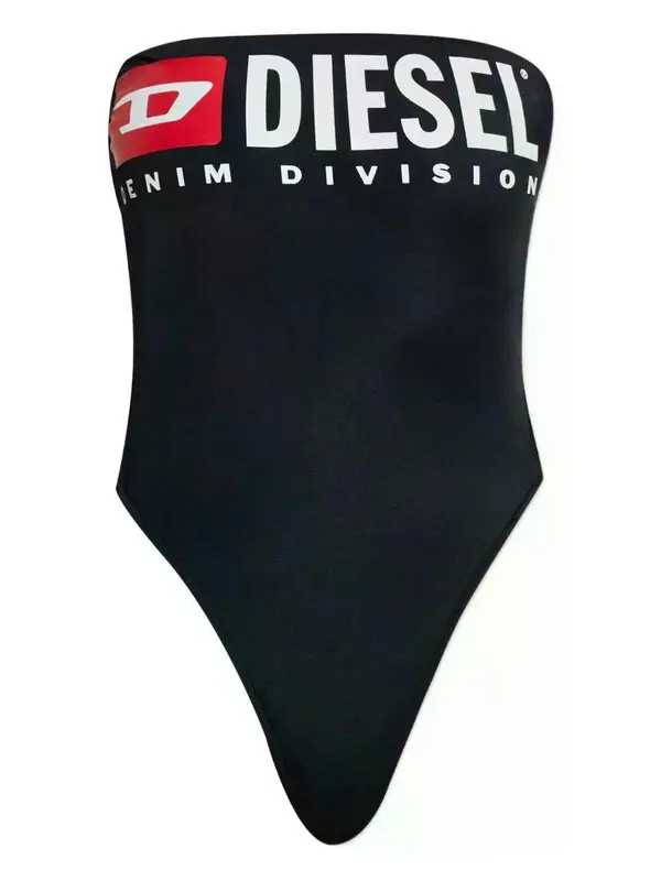 DIESEL Logo Swimsuit - Black