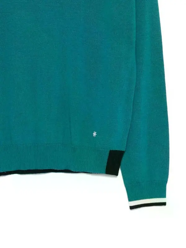 MANUEL RITZ Ribbed Crewneck Sweater