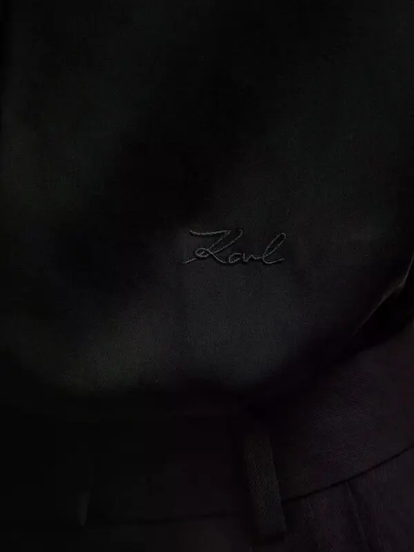 Karl Lagerfeld Cut-out Short-sleeve Shirt