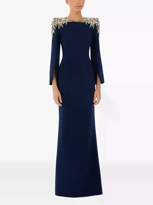 Jenny Packham Adeline Maxi Dress - Blue