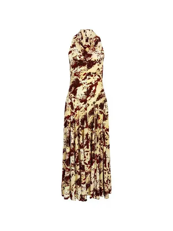 Proenza Schouler Printed Midi Dress - Neutrals