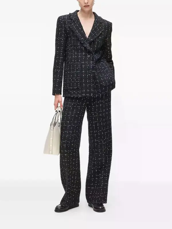 Karl Lagerfeld Single-breasted Tweed Blazer