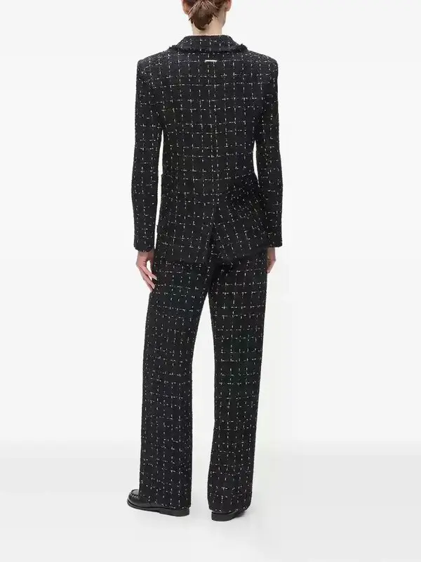 Karl Lagerfeld Single-breasted Tweed Blazer