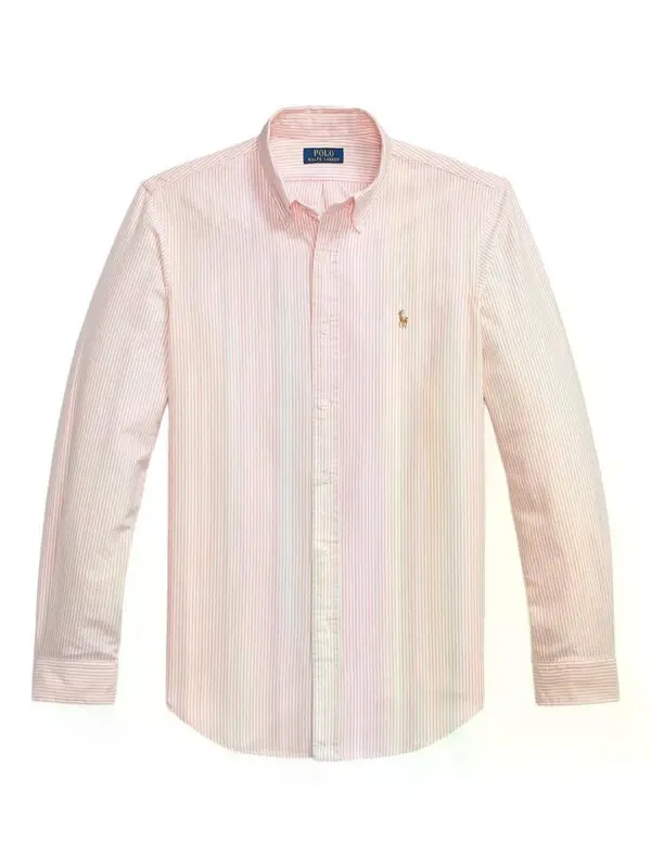Polo Ralph Lauren Long-sleeved Striped Shirt - Pink