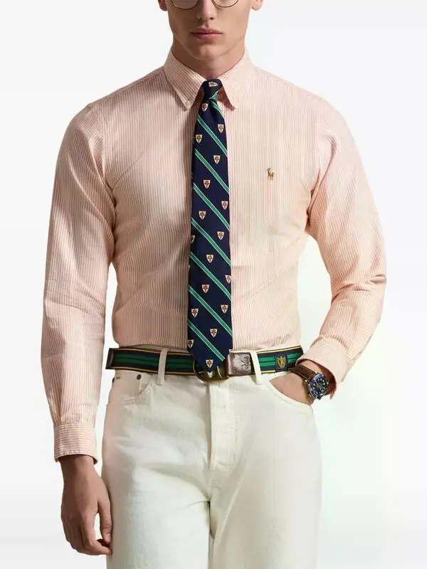 Polo Ralph Lauren Long-sleeved Striped Shirt - Pink