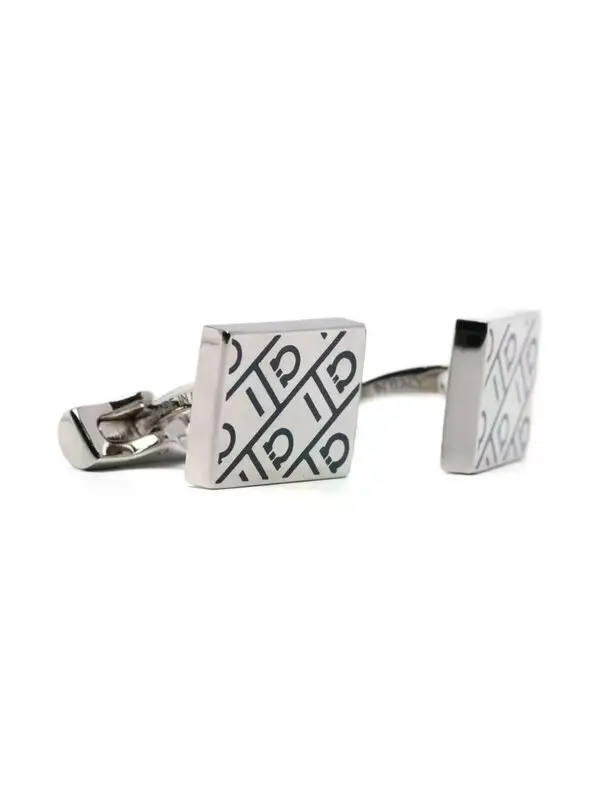 FERRAGAMO Patterned Square Cufflinks