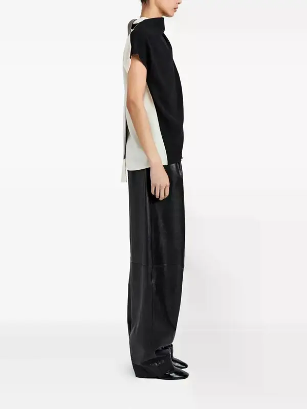 Proenza Schouler Elsa Drape-detail Blouse - Black
