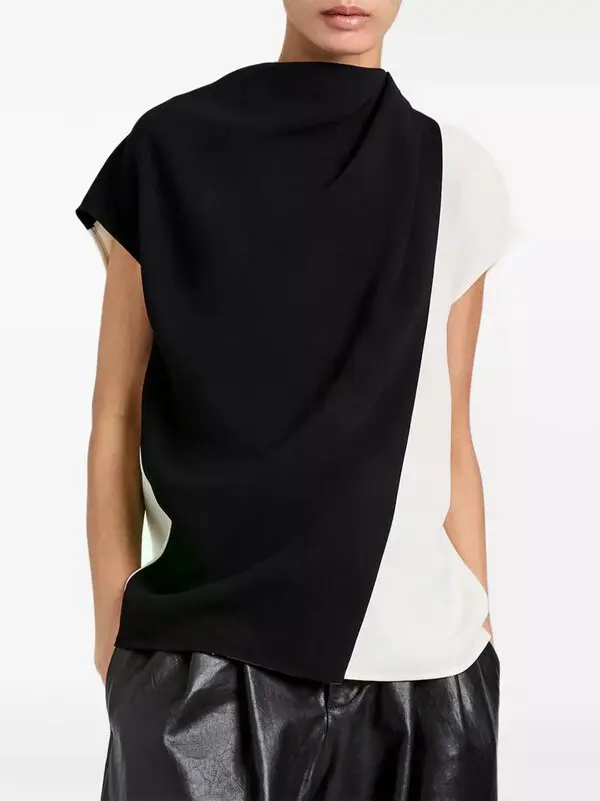 Proenza Schouler Elsa Drape-detail Blouse