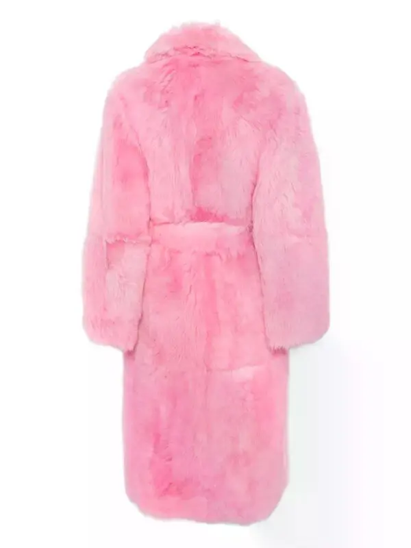 Blumarine Fur Button-up Coat