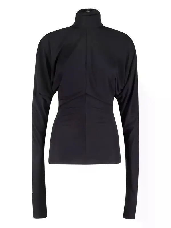 FRANCESCO MURANO Cuff Turtleneck Top