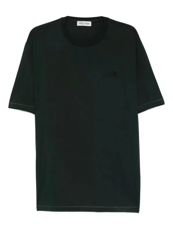 STATE OF ORDER Team Tee Embellished T-shirt - Green