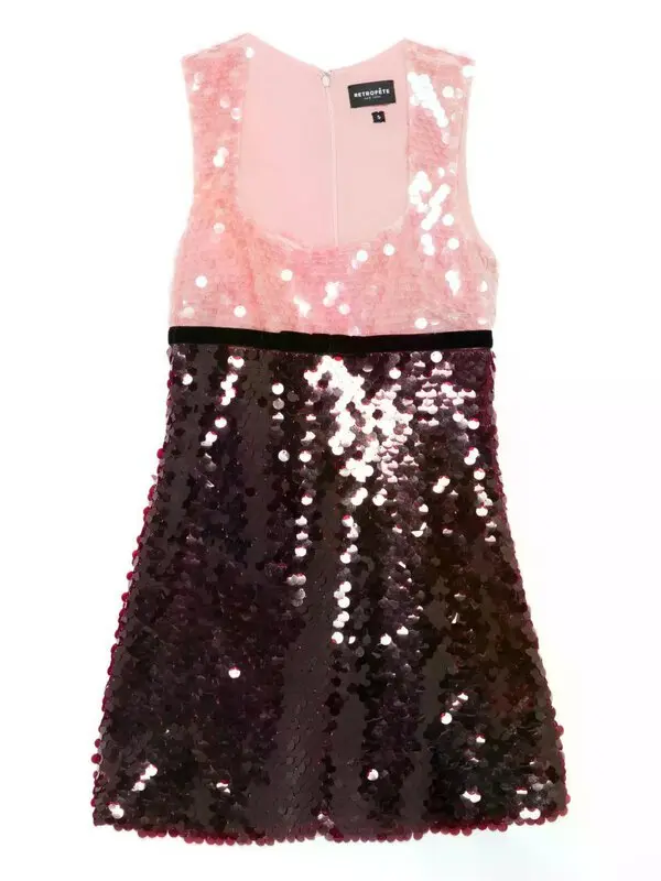 Retrofete Sequin Mini Dress - Pink