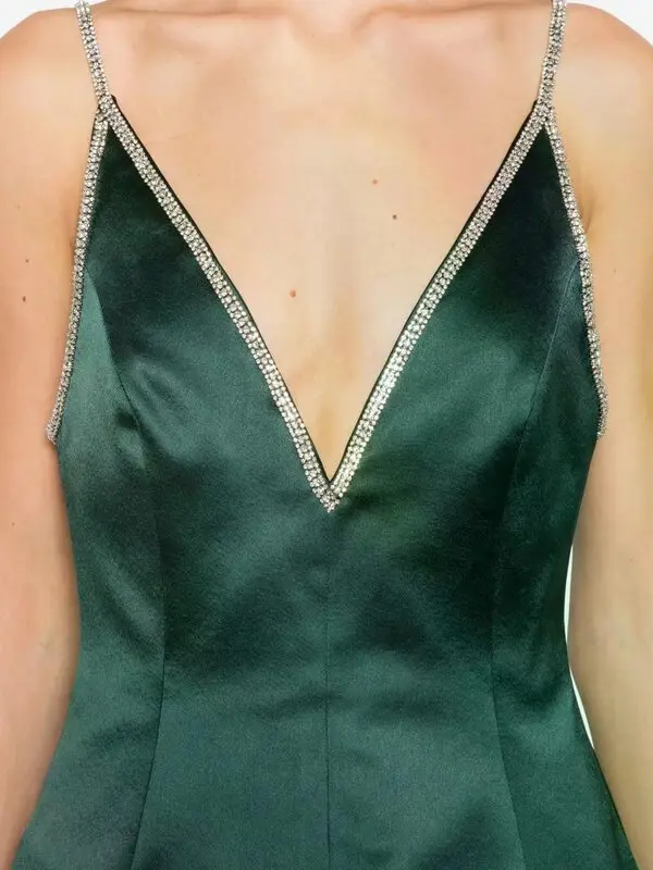 Retrofete Trinnie Embellished Mini Dress - Green | Editorialist