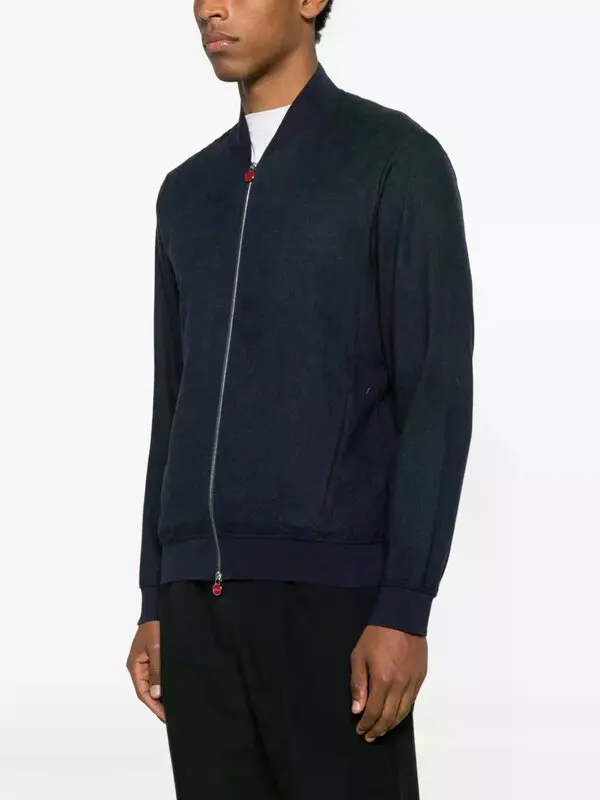 Kiton Zip-fastening Jacket - Blue