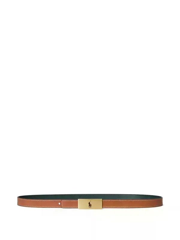 Polo Ralph Lauren Logo-plaque Leather Belt