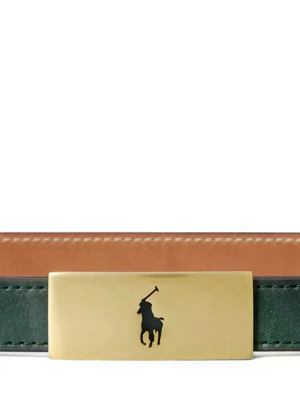 Polo Ralph Lauren Logo-plaque Leather Belt