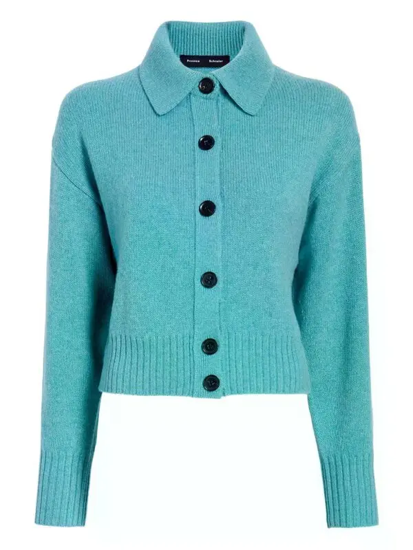 Proenza Schouler Rocio Buttoned Cardigan - Blue