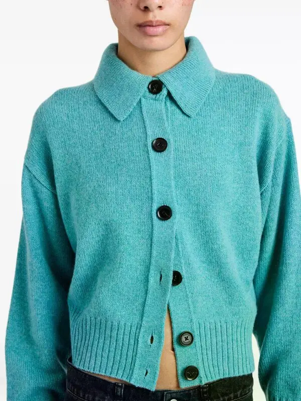 Proenza Schouler Rocio Buttoned Cardigan - Blue