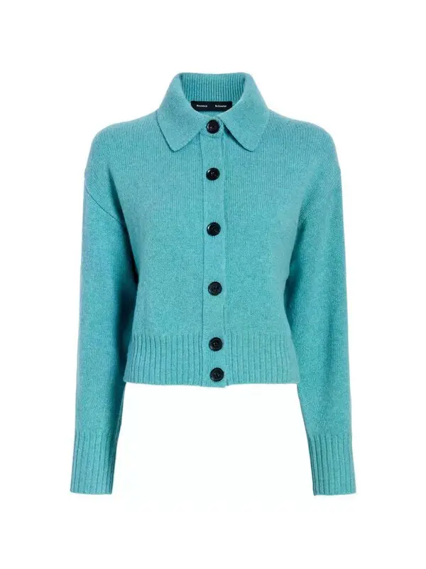 Proenza Schouler Rocio Buttoned Cardigan - Blue