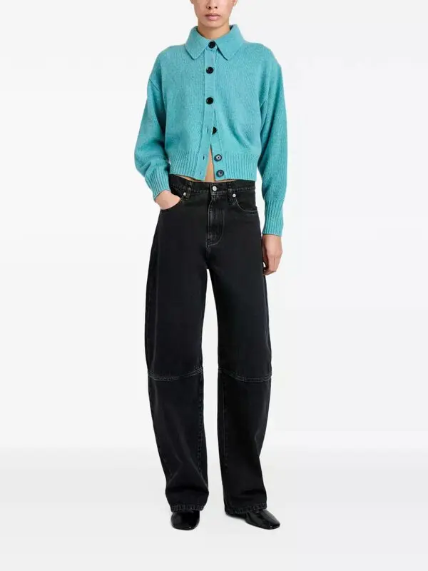 Proenza Schouler Rocio Buttoned Cardigan - Blue