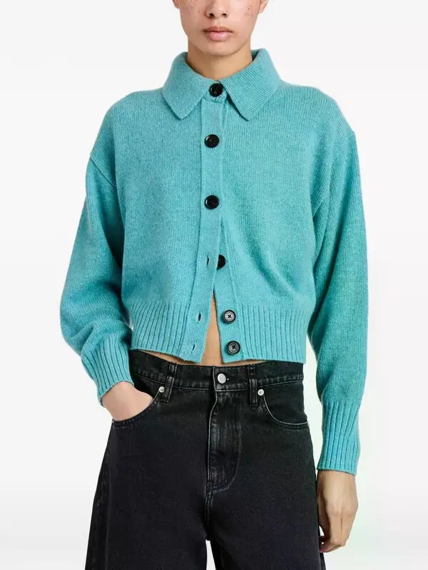 Proenza Schouler Rocio Buttoned Cardigan - Blue