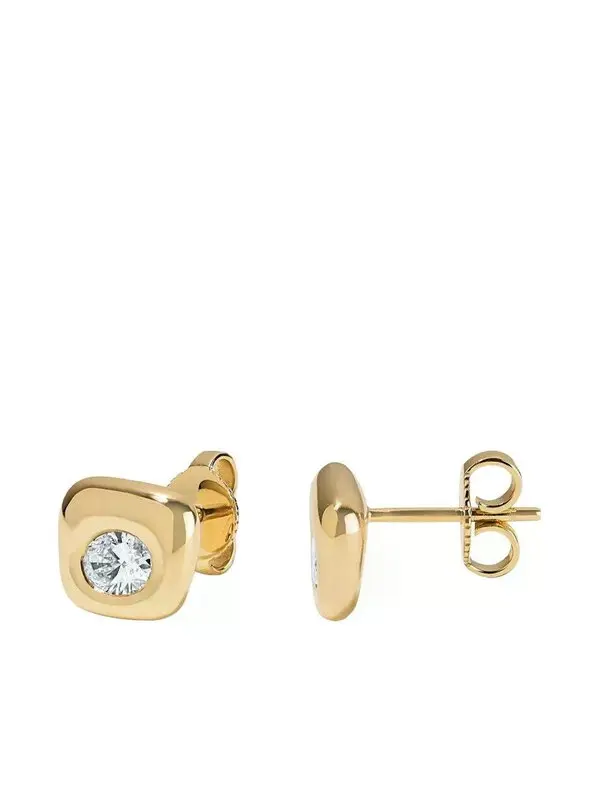 ZAHN-Z Beluga Diamond Stud Earrings