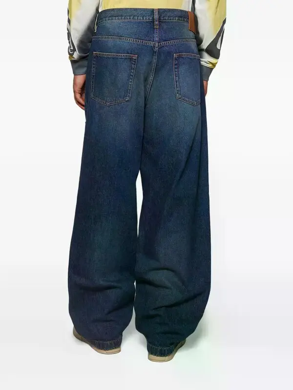 BLUEMARBLE Stonewashed Botanic-embroidered Jeans