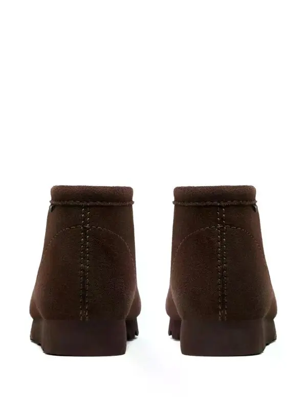 Clarks Suede Lace-up Boots - Brown