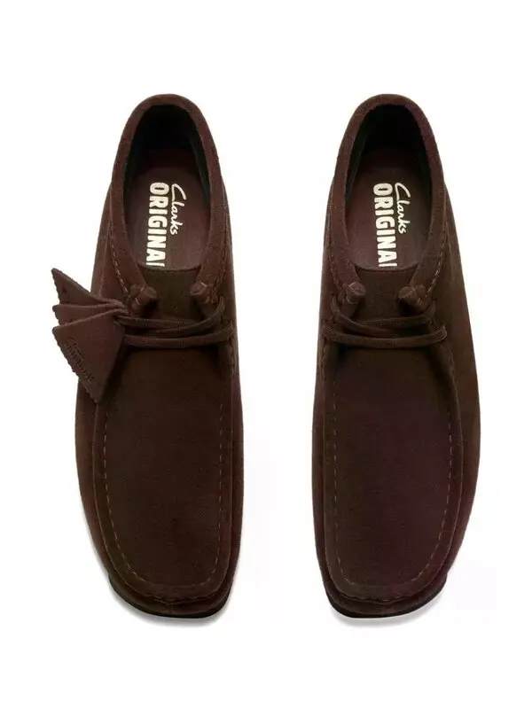 Clarks Suede Lace-up Boots - Brown