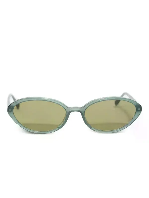 Mykita Toto Oval-frame Sunglasses - Green