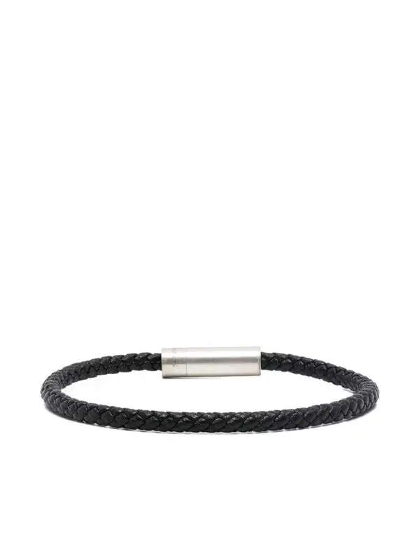 Le Gramme 7g Leather Cable Bracelet - Black