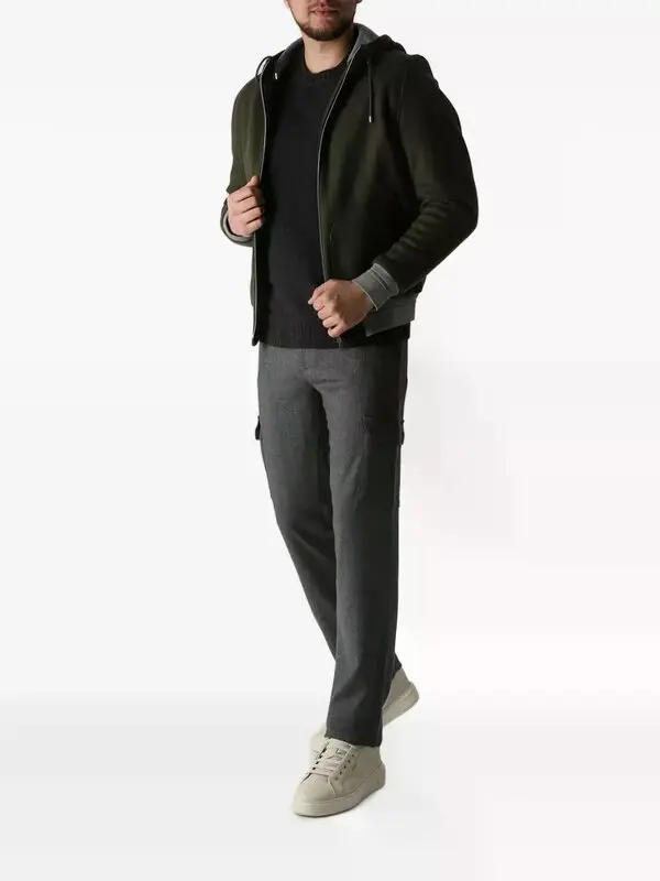 GRAN SASSO Ribbed Crew Neck Sweater