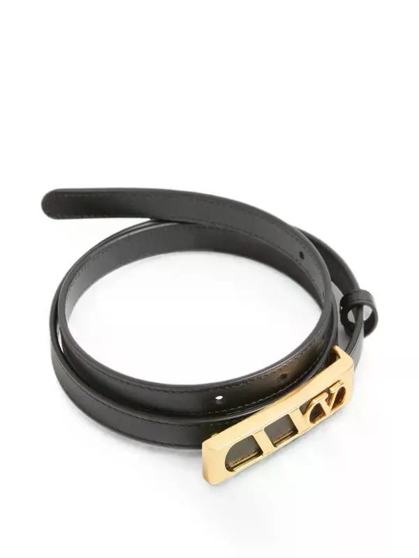 Valentino Garavani Vlogo Signature Belt - Black