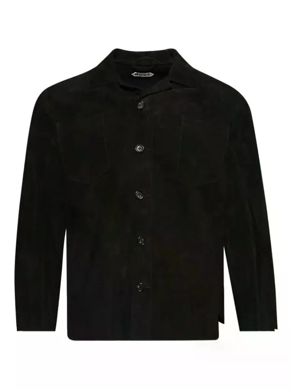 BODE Chest-pocket Shirt Jacket - Black